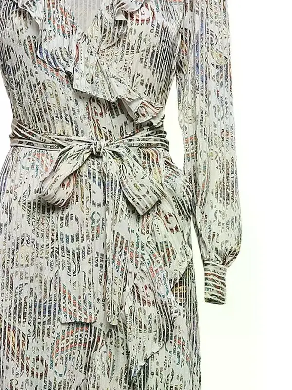 Maje Paisley-print Wrap Dress