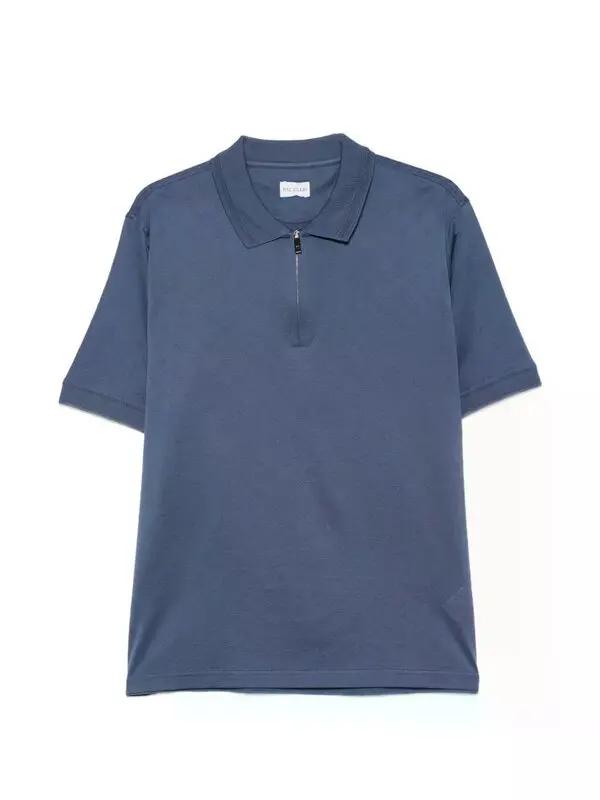 Pal Zileri Jacquard-logo Quarter-zip Polo Shirt