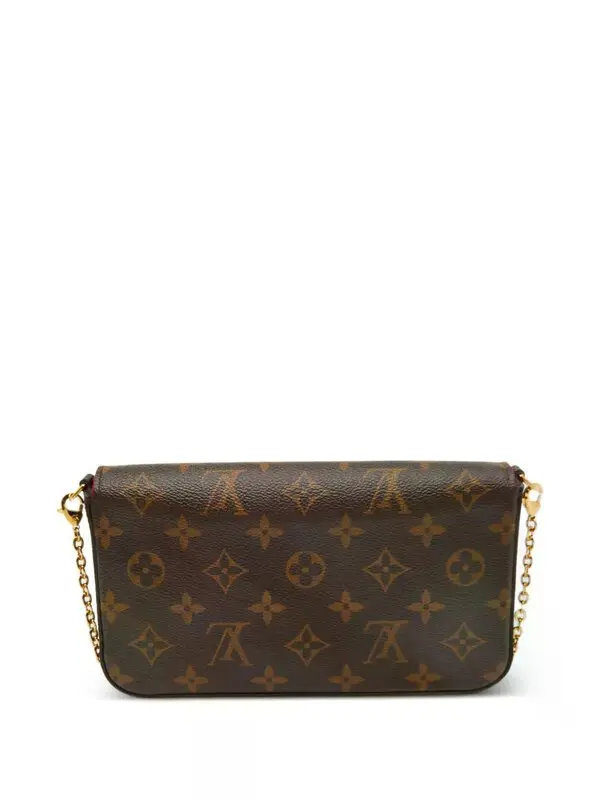 LOUIS VUITTON Pochette Félicie Monogram Shoulder Bag - Brown