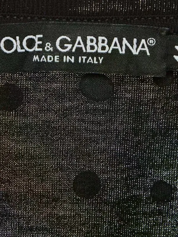 Dolce & Gabbana Spray-paint-print Embellished T-shirt