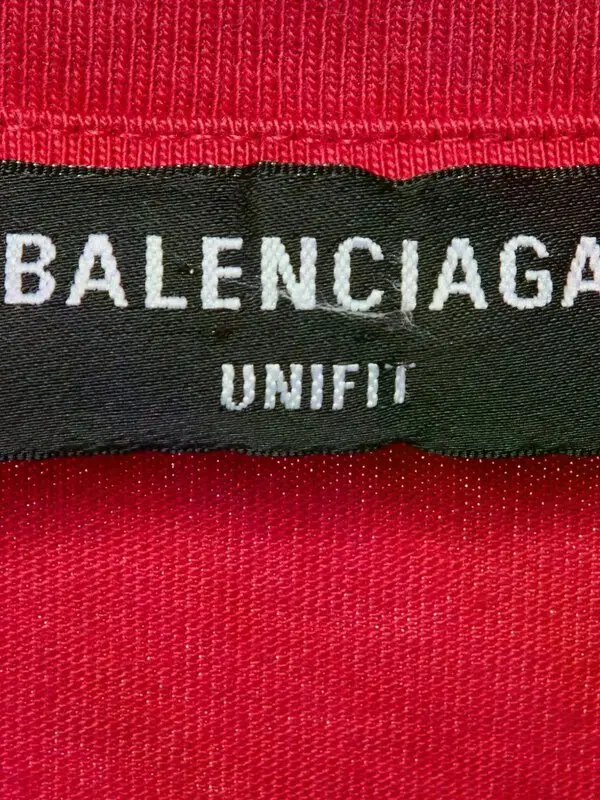 Balenciaga Logo-print Distressed T-shirt