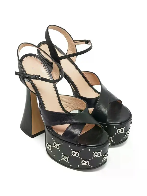 Gucci Janaya Platform Sandals - Black