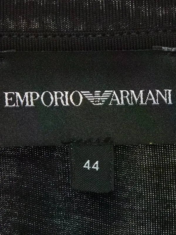 Emporio Armani Sequin-embellished Jersey T-shirt