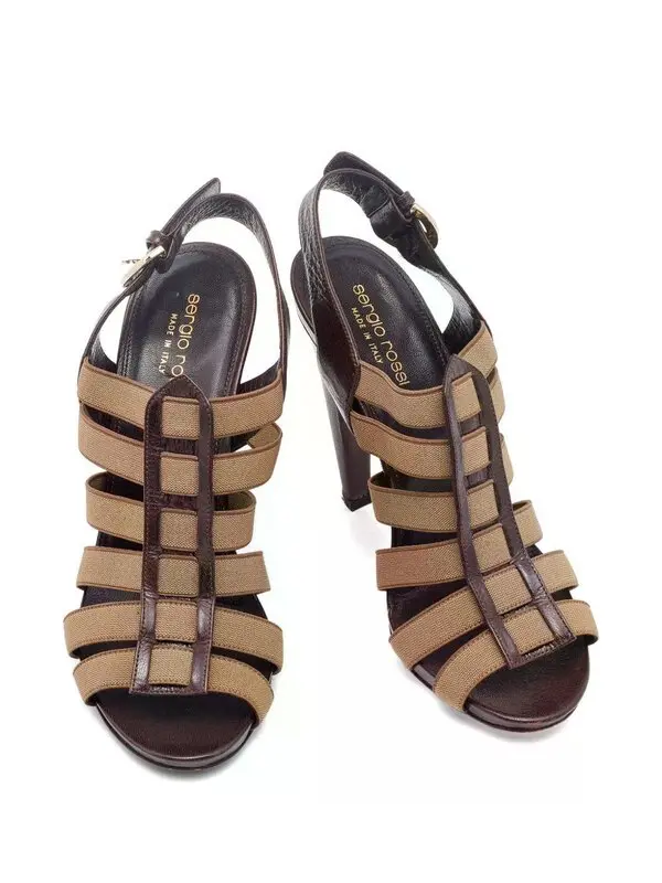 SERGIO ROSSI Strappy Elastic Sandals