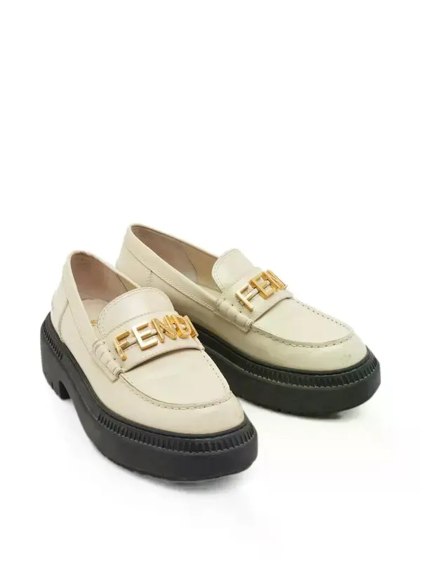 Fendi Fendigraphy Platform Loafers