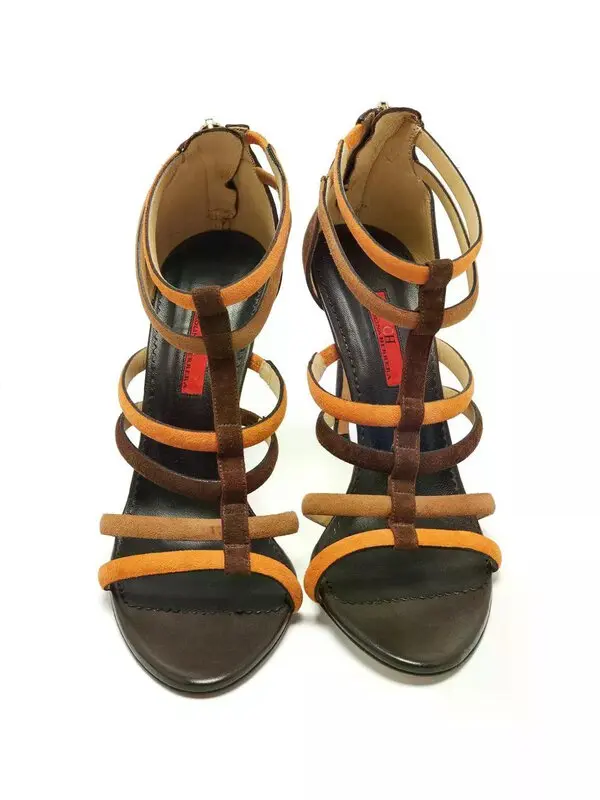 Carolina Herrera Ankle-strap Suede Sandals