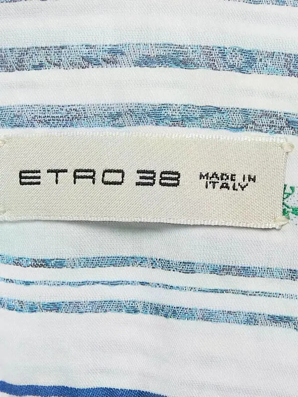 Etro Pre-owned Stripe Paisley Shirt
