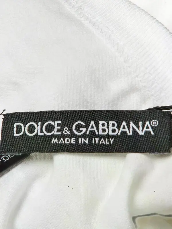 Dolce & Gabbana Dg Family Patchwork Half-sleeve T-shirt