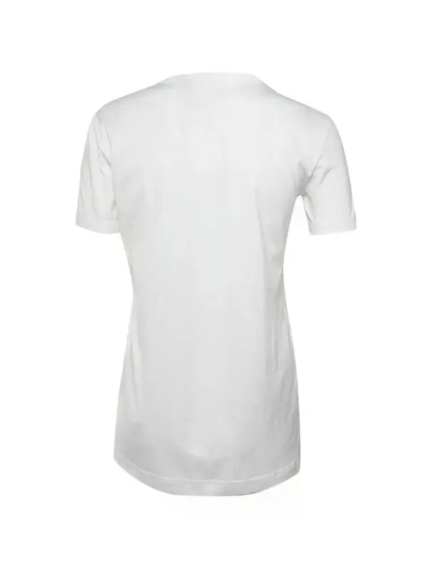 Dolce & Gabbana Half-sleeve Embroidered T-shirt - White