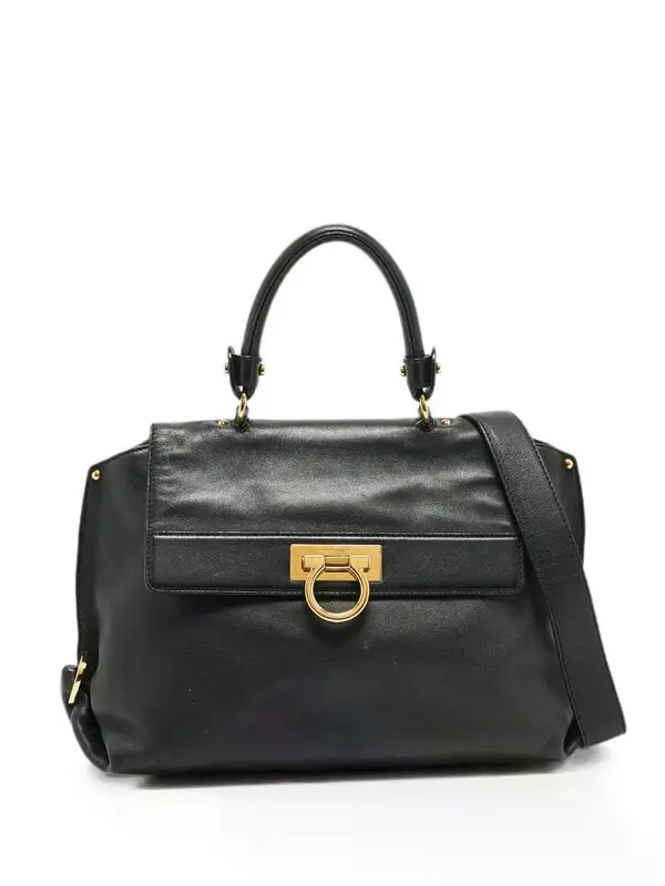 FERRAGAMO Medium Sofia Leather Tote Bag
