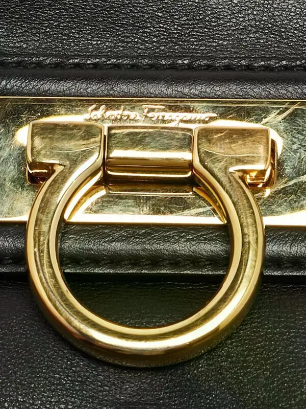 FERRAGAMO Medium Sofia Leather Tote Bag