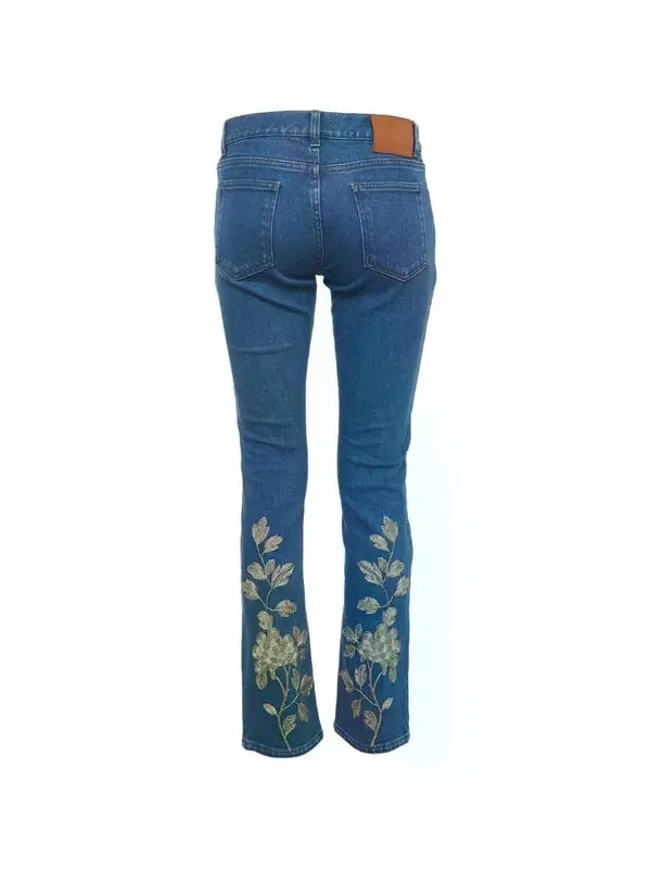 Gucci Floral-embroidered Jeans