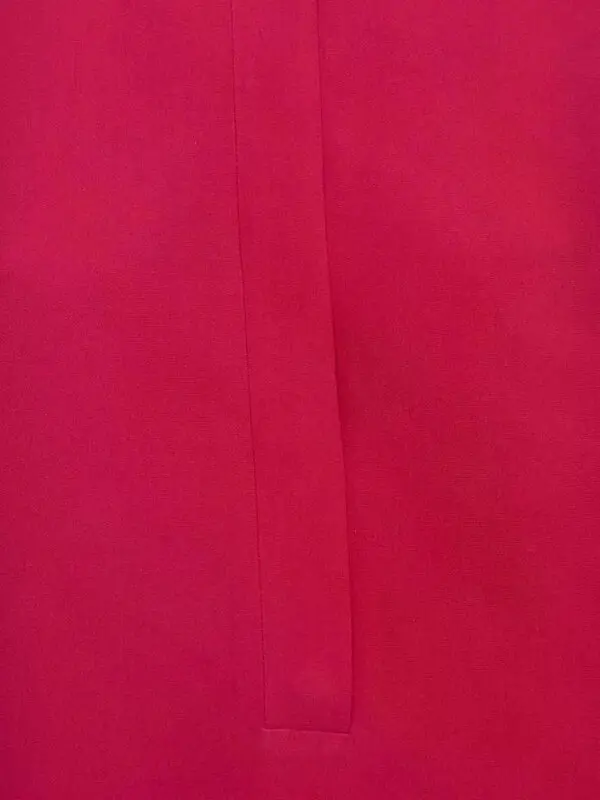 Gucci Leather-trim Sleeveless Blouse