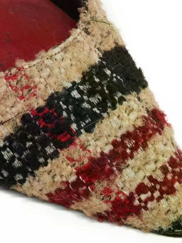 Carolina Herrera Check Tweed Pumps