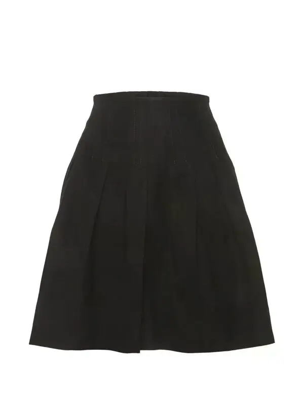 Chloé Flared Zip-up Mini Skirt