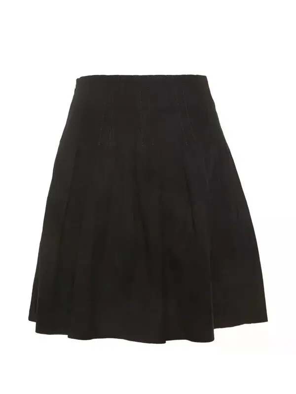 Chloé Flared Zip-up Mini Skirt