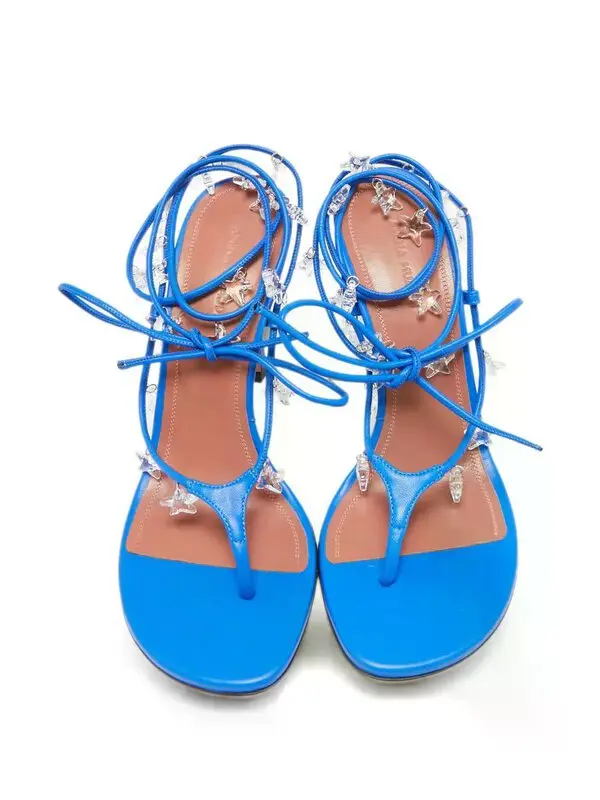 Amina Muaddi Star-charm Sandals