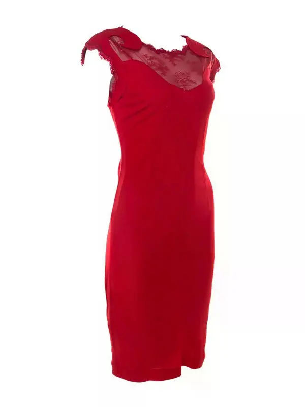 Roberto Cavalli Lace Detail Midi Dress