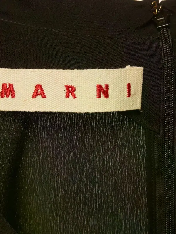 Marni Bow-detail Mini Dress
