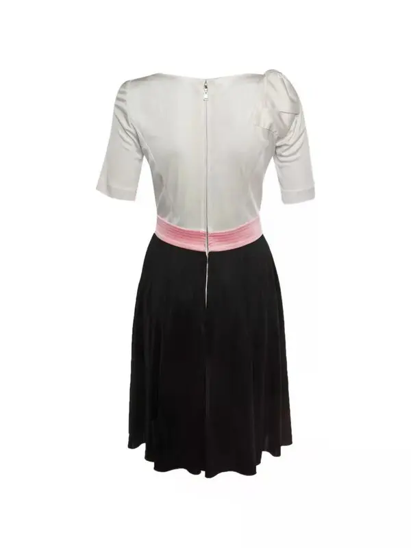 LOUIS VUITTON Bow-detail Cowl-neck Mini Dress