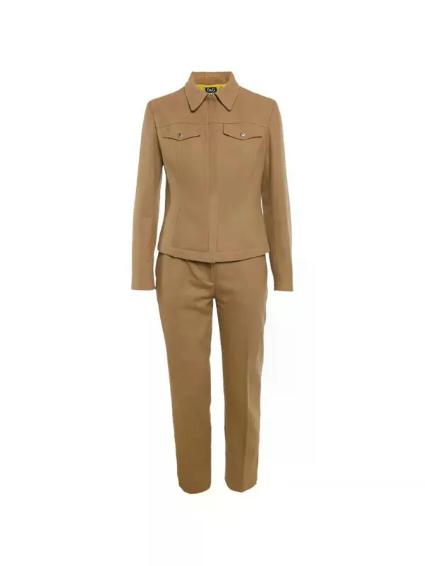 Dolce & Gabbana Jacket And Trousers Set - Brown