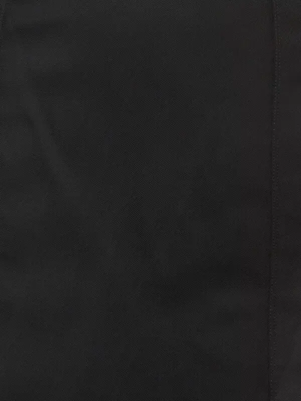 Gucci Gabardine Midi Skirt - Black