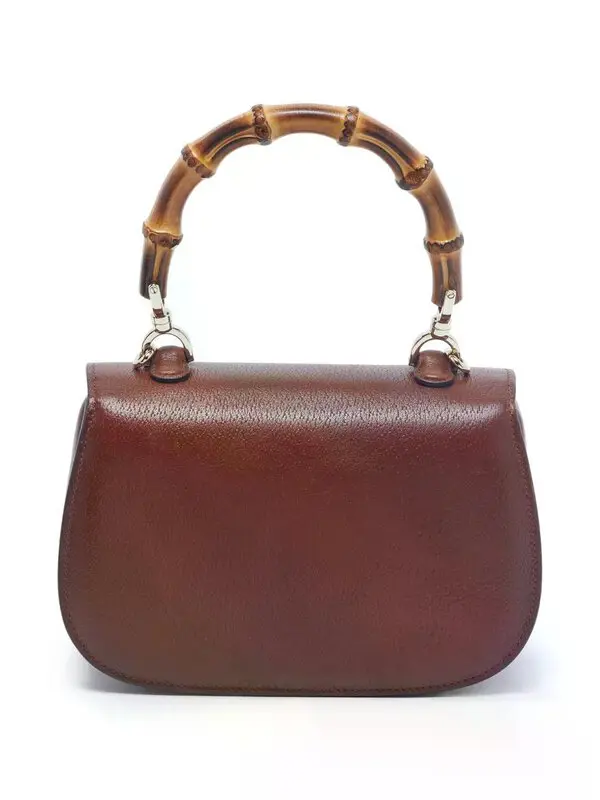 Gucci Bamboo 1947 Leather Tote Bag - Brown