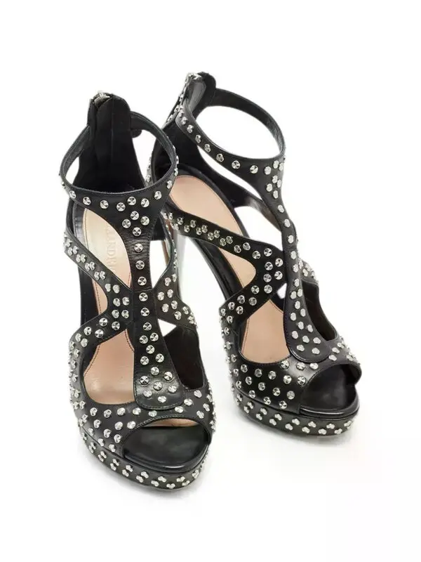 Alexander McQueen Studded Cage Sandals