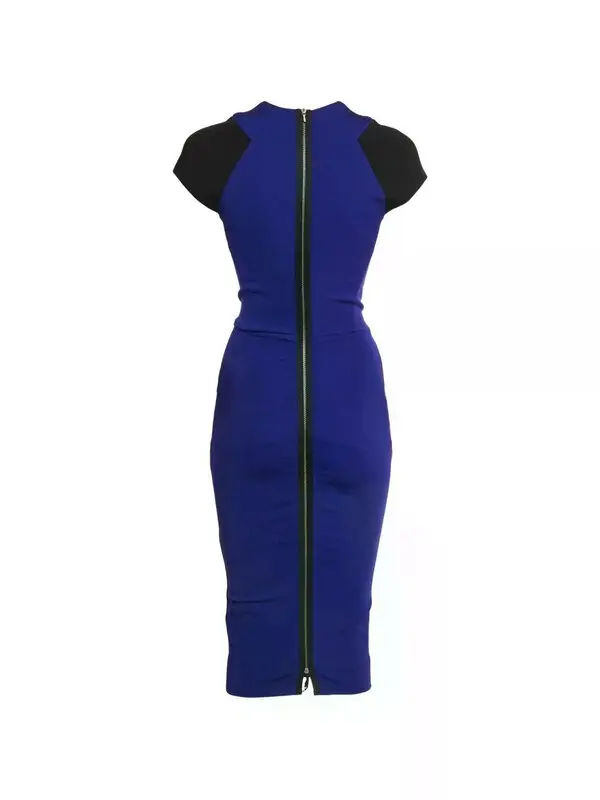 Victoria Beckham Jersey Sheath Midi Dress