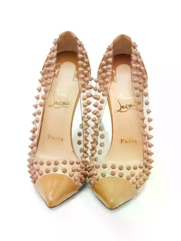 CHRISTIAN LOUBOUTIN Spike Me Pointed-toe Pumps