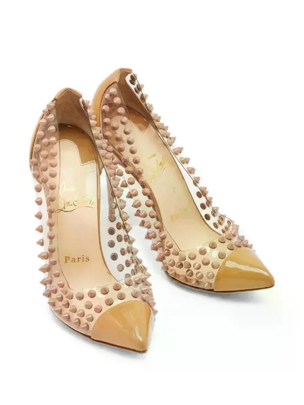 CHRISTIAN LOUBOUTIN Spike Me Pointed-toe Pumps