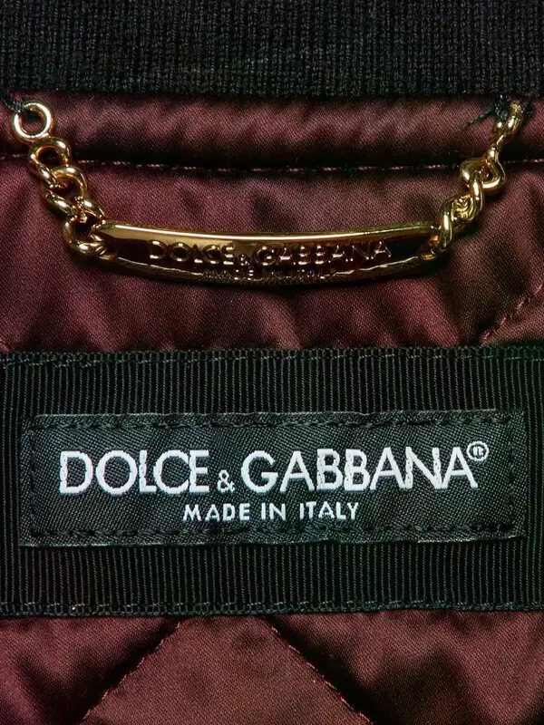 Dolce & Gabbana Baroque Angels-print Bomber Jacket