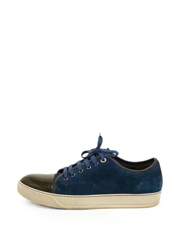 LANVIN Lace-up Suede Sneakers