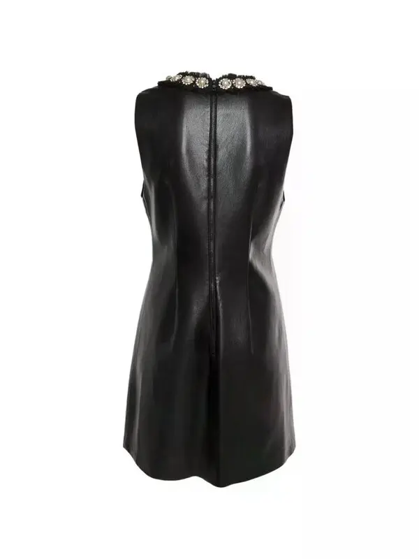 Alice + Olivia Mini Coley Pearl-embellished Dress