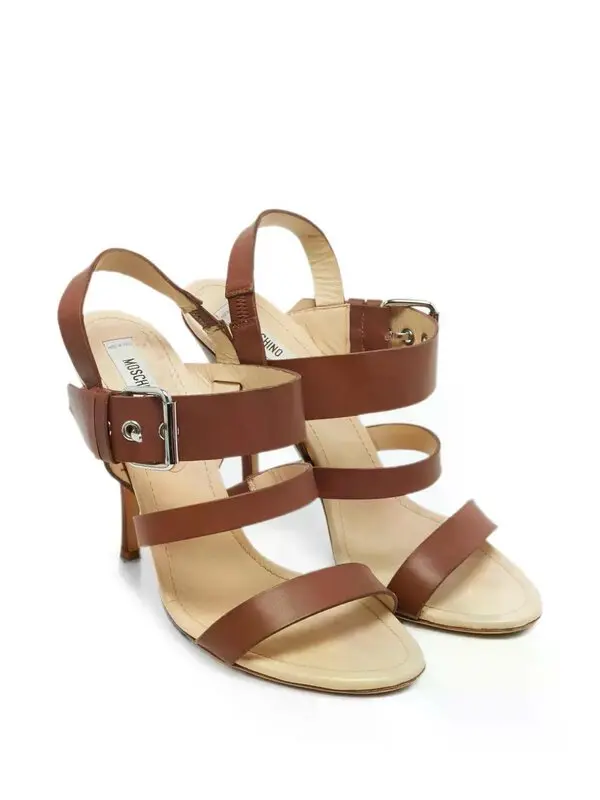 Moschino Buckle-strap Heeled Sandals