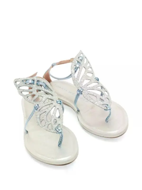 SOPHIA WEBSTER Bibi Butterfly Glitter Sandals