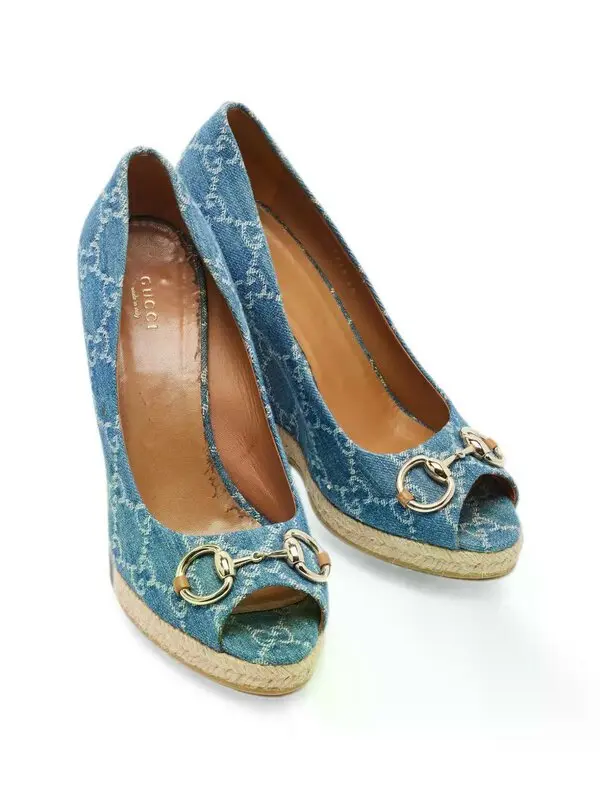 Gucci Charlotte Peep-toe Pumps