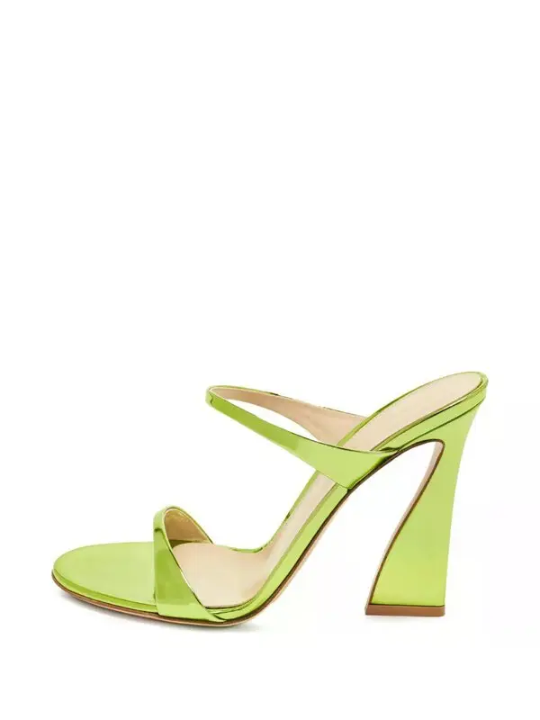 GIANVITO ROSSI Aura Patent-leather Heeled Sandals