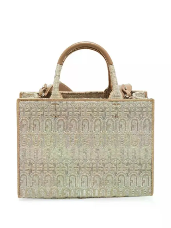 Furla Opportunity Jacquard Tote Bag - Neutrals