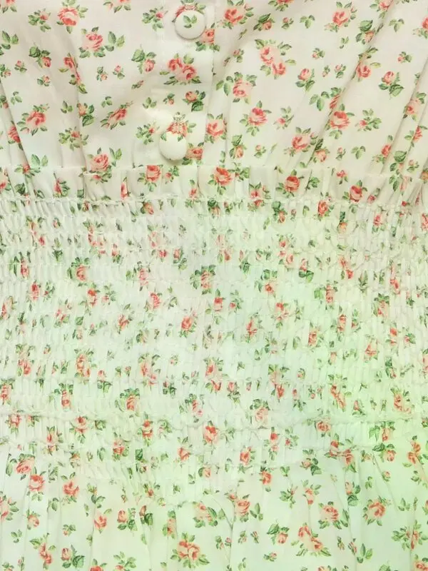 424 Floral-print Tiered Dress