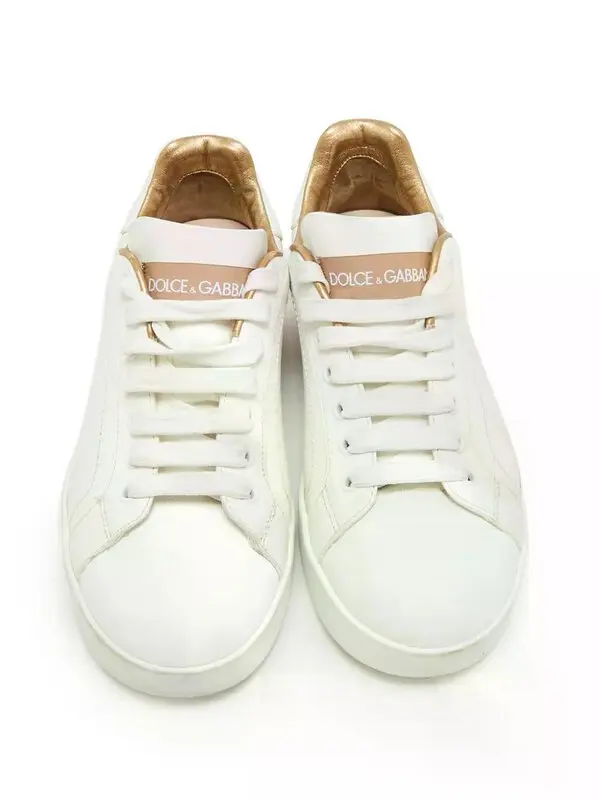 Dolce & Gabbana Portofino Low-top Sneakers - White