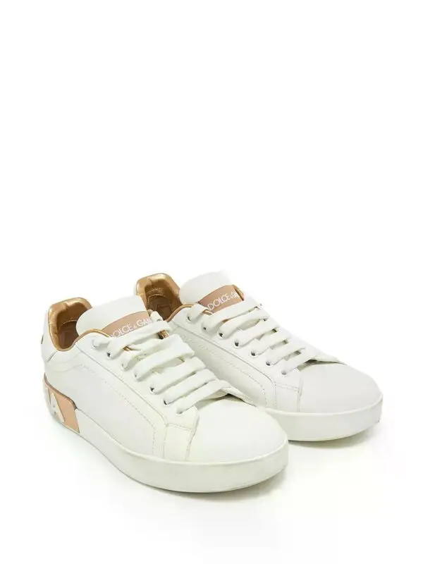Dolce & Gabbana Portofino Low-top Sneakers - White