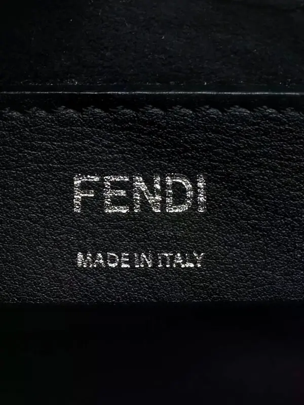 Fendi 2017 Kan I Leather Shoulder Bag