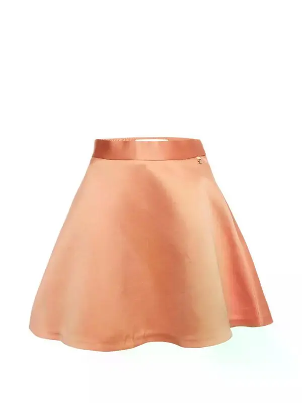 Elisabetta Franchi Flared Mini Skirts - Orange