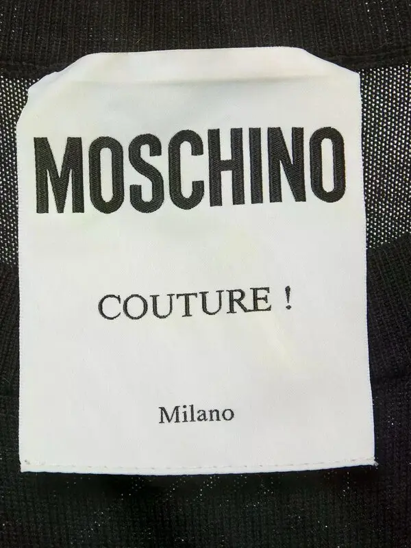 Moschino Teddy Bear Intarsia Knit Sweater
