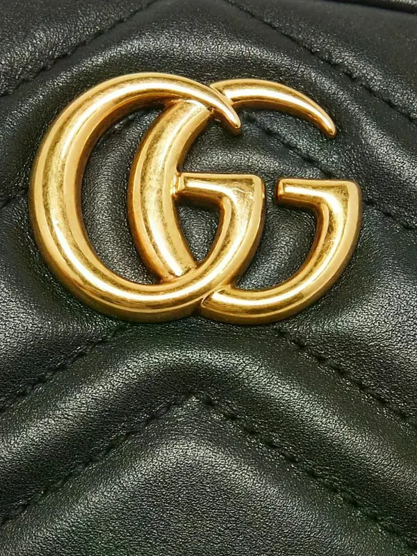 Gucci Gg Marmont Matelassé Belt Bag - Black