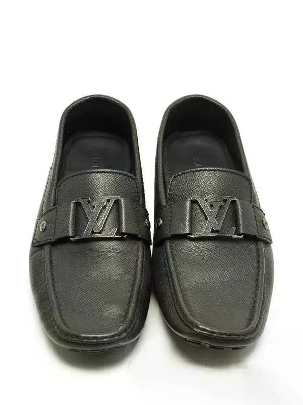 LOUIS VUITTON Monte Carlo Leather Loafers
