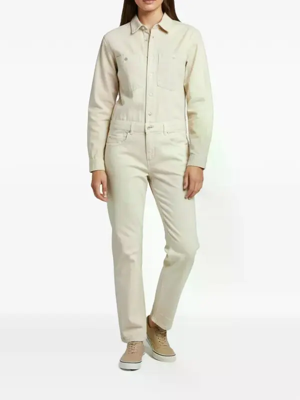 ISABEL MARANT VINTAGE Imane Denim Jumpsuit - Neutrals