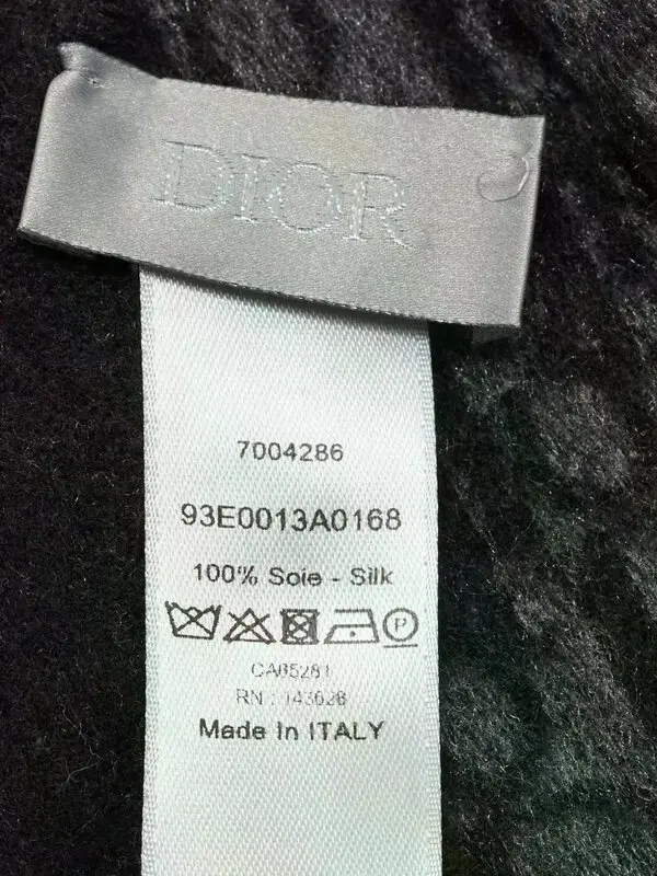 Dior Oblique Tasseled-ends Scarf