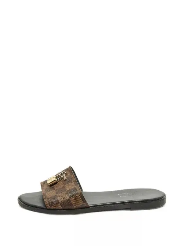 LOUIS VUITTON Lock It Slide Sandals